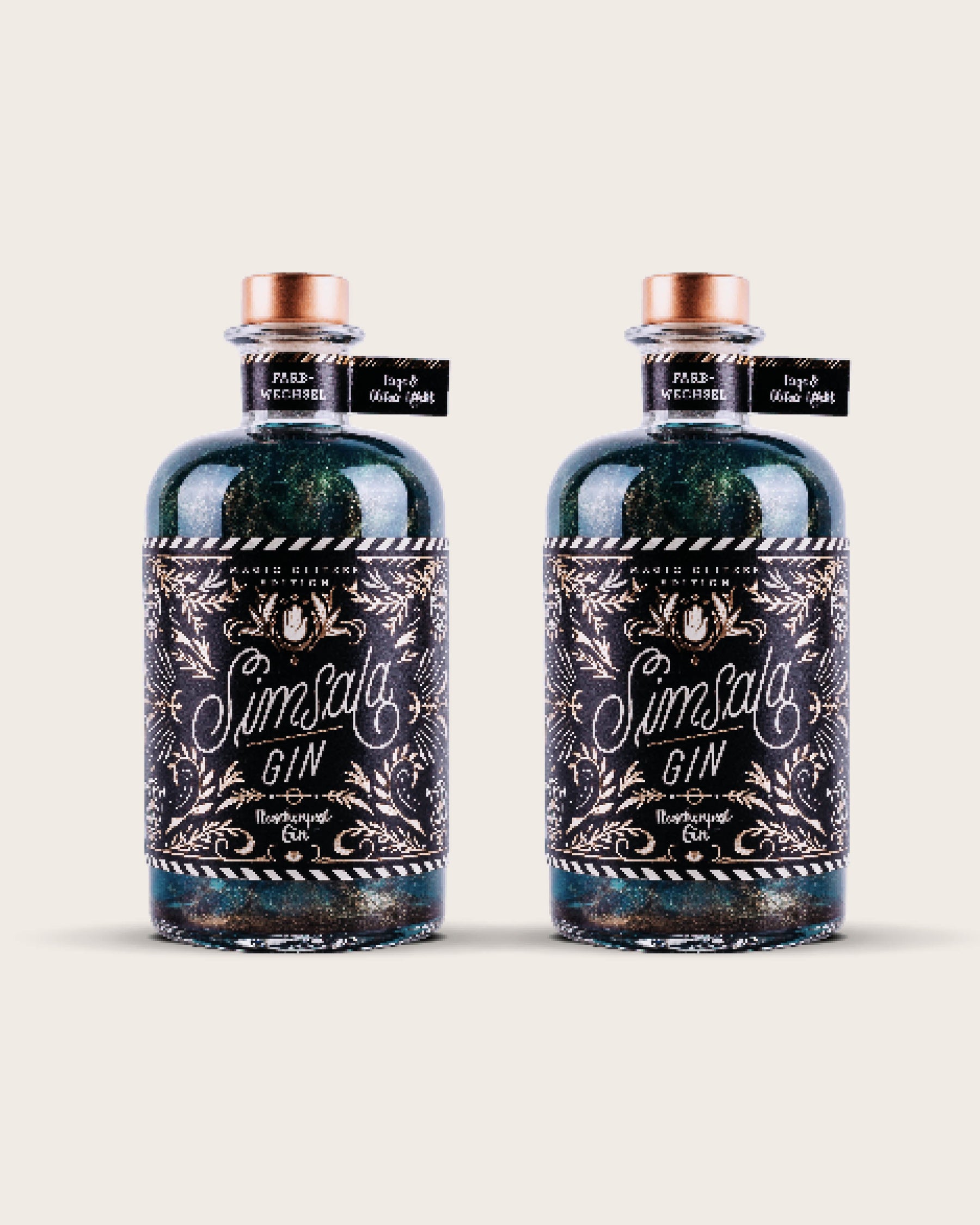Simsala Gin mit Farbwechsel & Glitzer by Flaschenpost Gin - Der erste ...