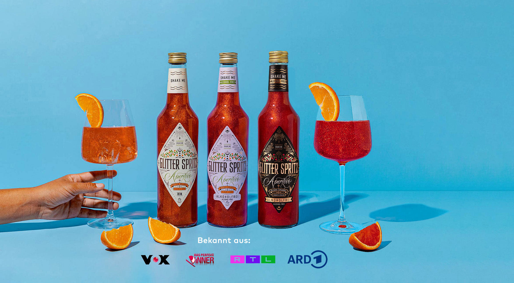 Glitter Spritz™ – Der Glitzer Aperitivo. Das Original. – Flaschenpost Gin